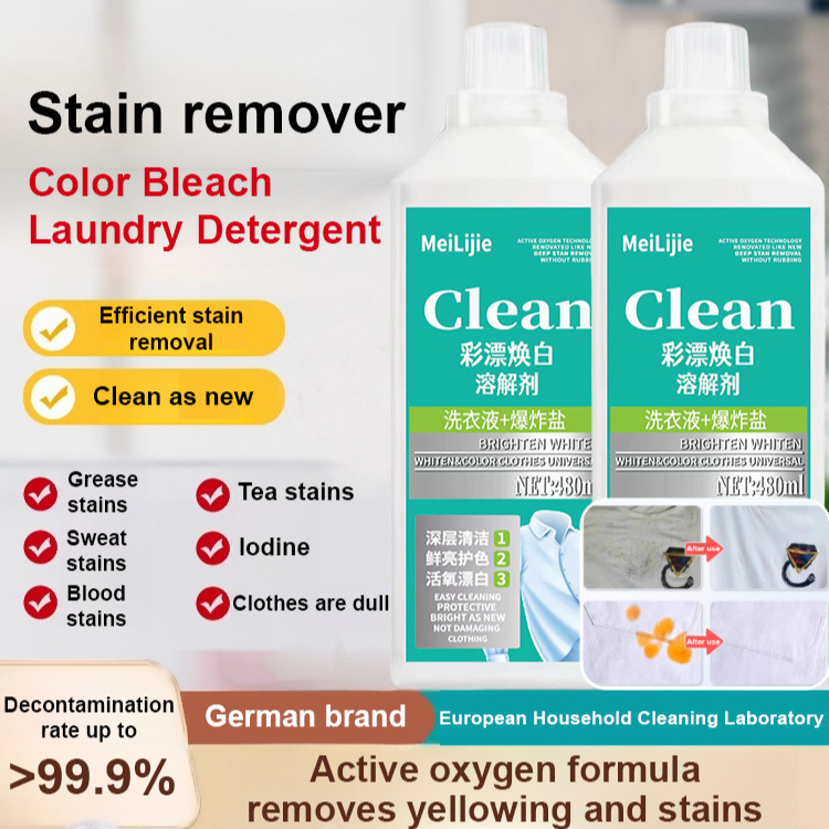 Remove Yellowing Stain Clean As New [Laundry Detergent Explosive Salt ...