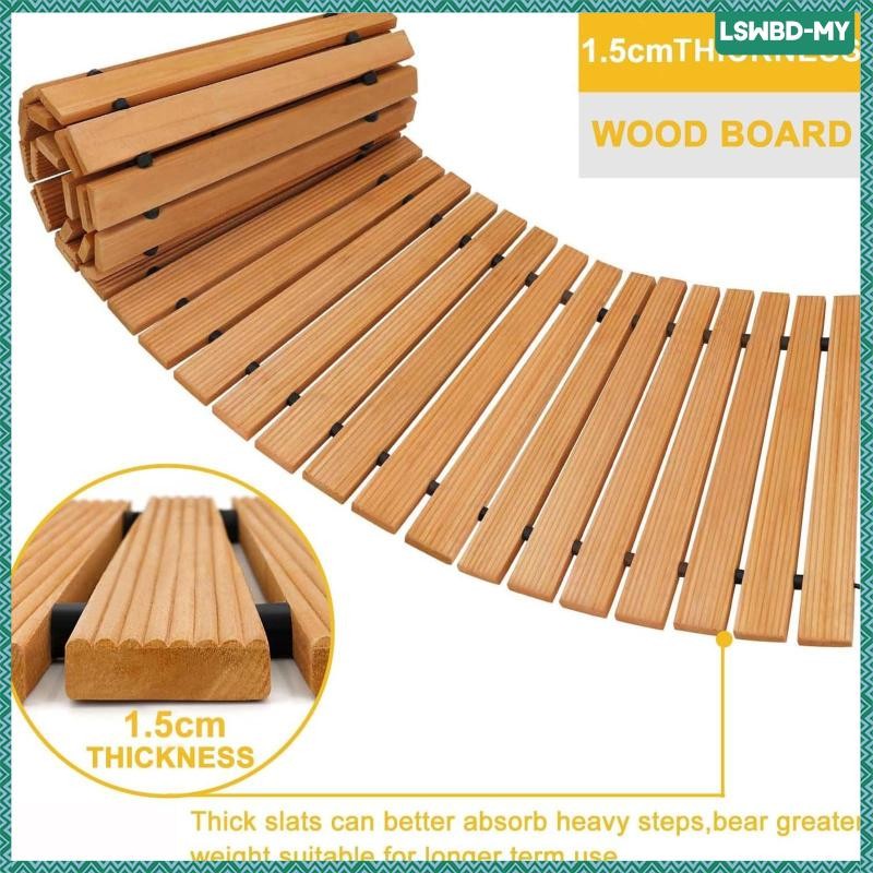 [lswbd] Wooden Garden Pathway, Boardwalk Walkway Portable, Straight ...