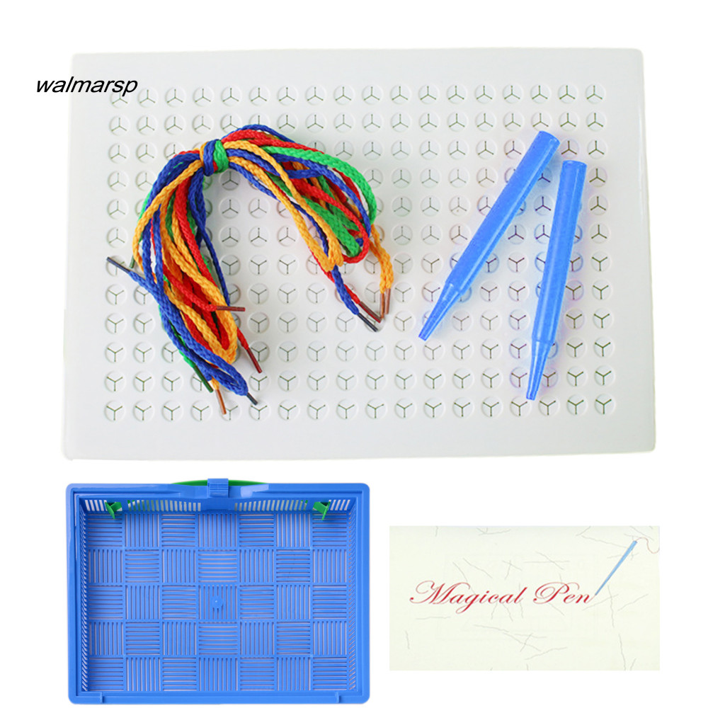 [WMP] Diy Threading Board Kit Preschool Threading Activity Board Kids ...