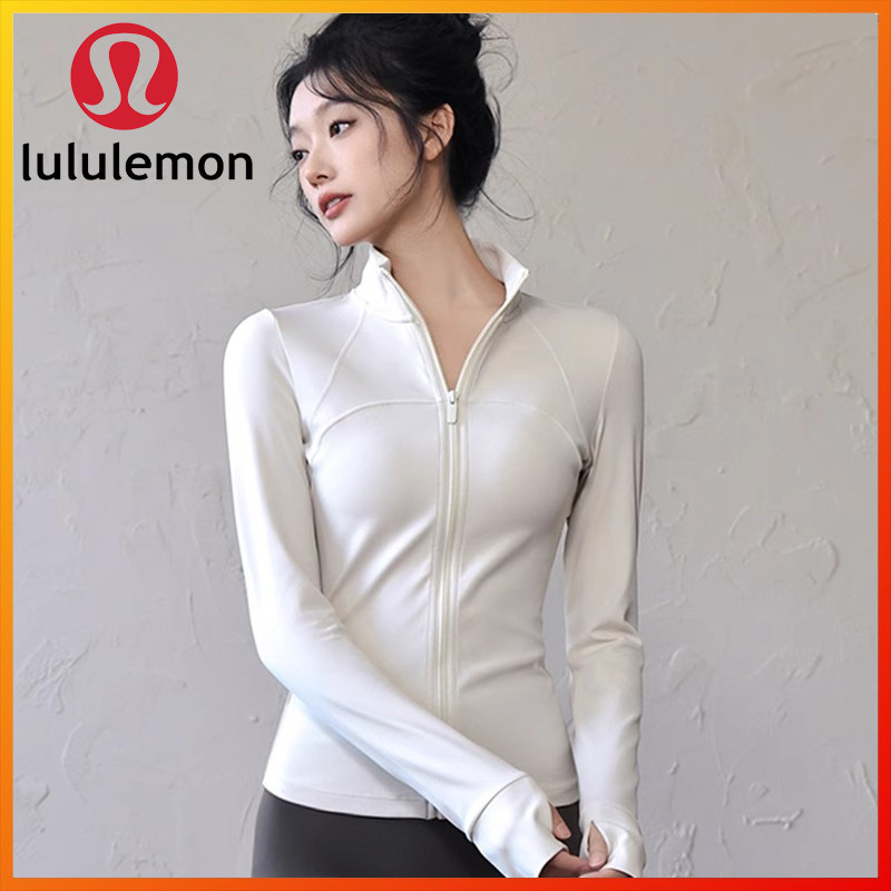 Lululemon Running Jacket Women Quick Dry Breathable Slim Stretch Yoga ...
