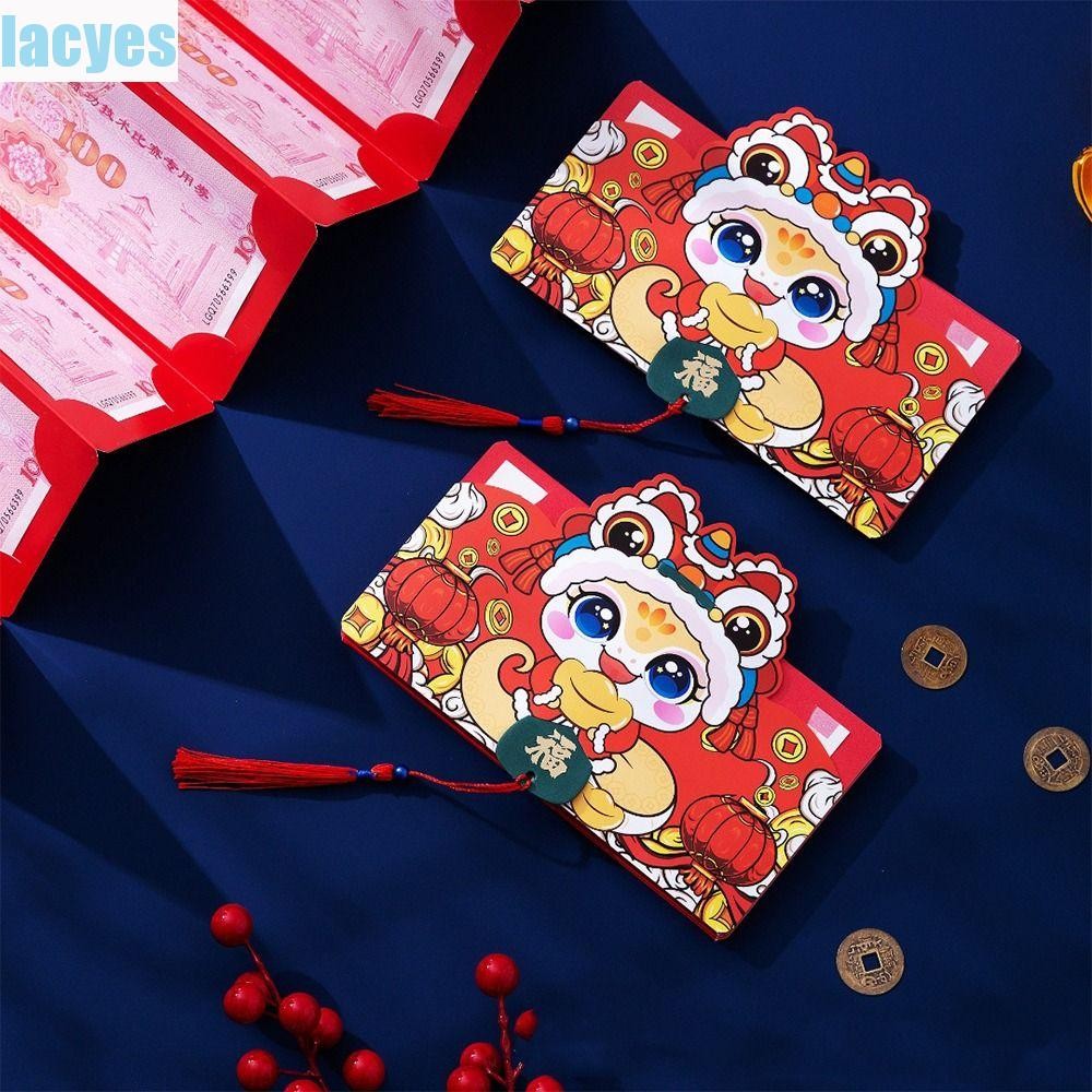 LACYES 2025 Snake Year Folding Red Envelopes, Chinese Traditional New ...