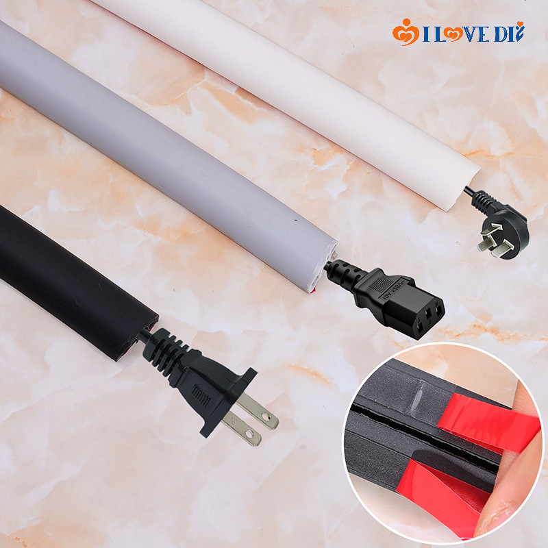 Portable Self Adhesive Cuttable PVC Electric Wire Guard Sleeve - Home ...