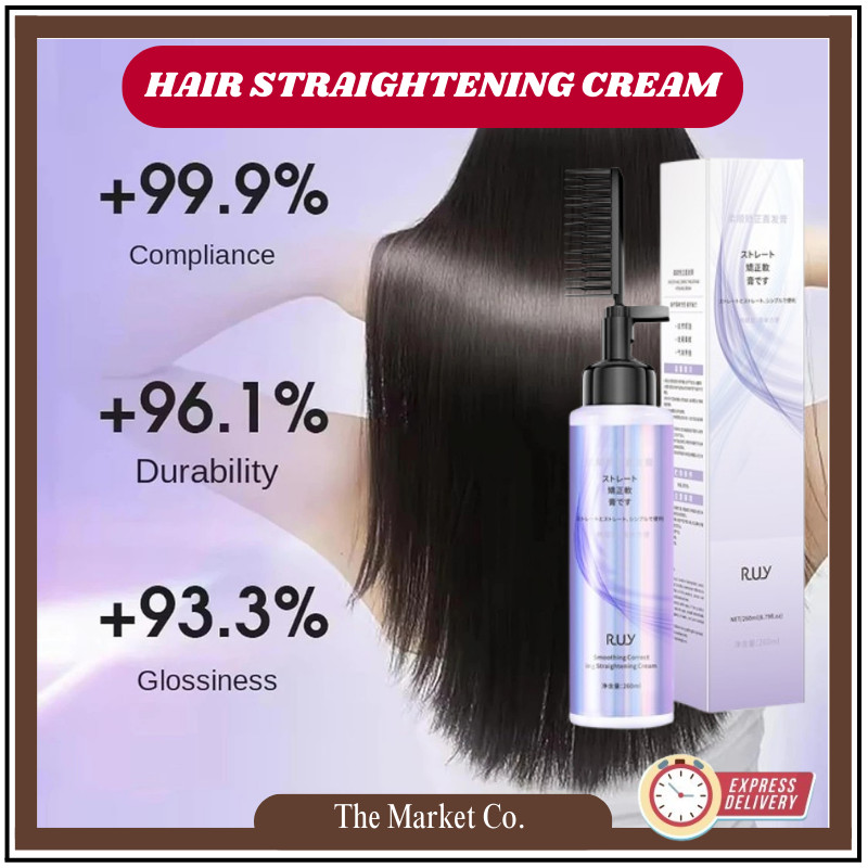 Hair Straightener Cream From Korea Keratin Treatment Ubat Lurus Rambut ...