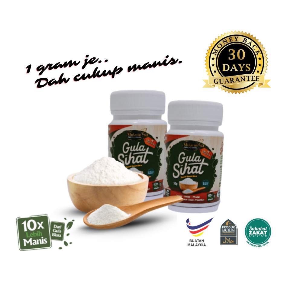 Gula Sihat - 50g (Pemanis Rendah Kalori untuk Kencing Manis) | Shopee ...