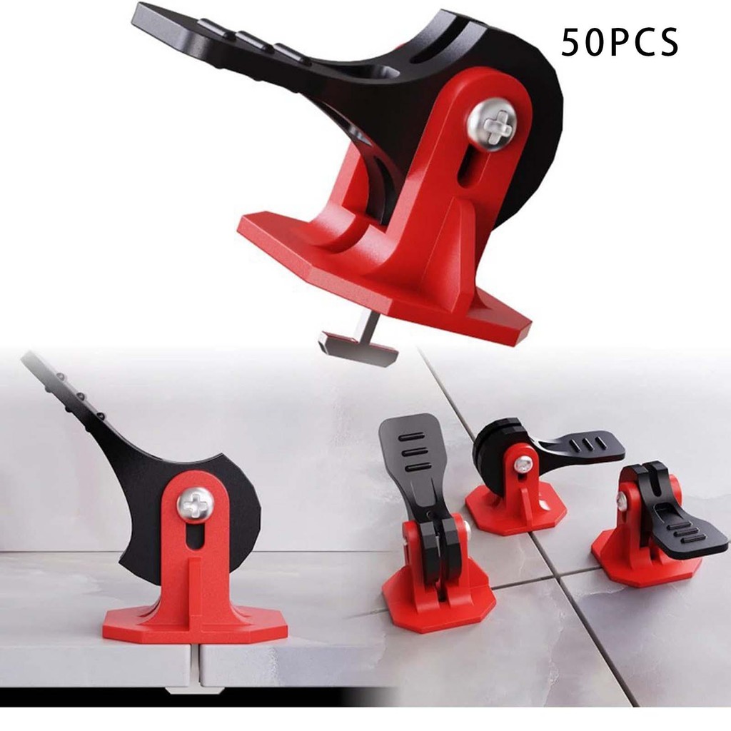 [yiodusi] 50 Pieces Tile Leveling System Tile Spacers Levelers Tile ...