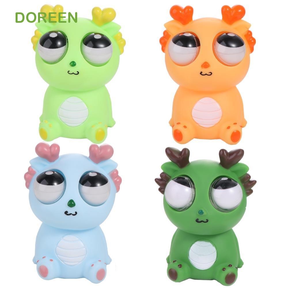 DOREEN Burst Eye Dragon, Simulation Dragon Cartoon Animal Squeeze Ball ...