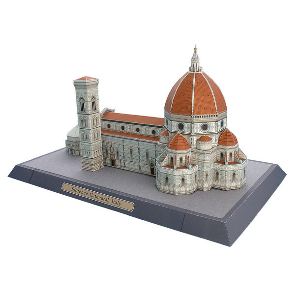 book nook study book Katedral Our Lady of Fiore Model Kertas Model Seni ...