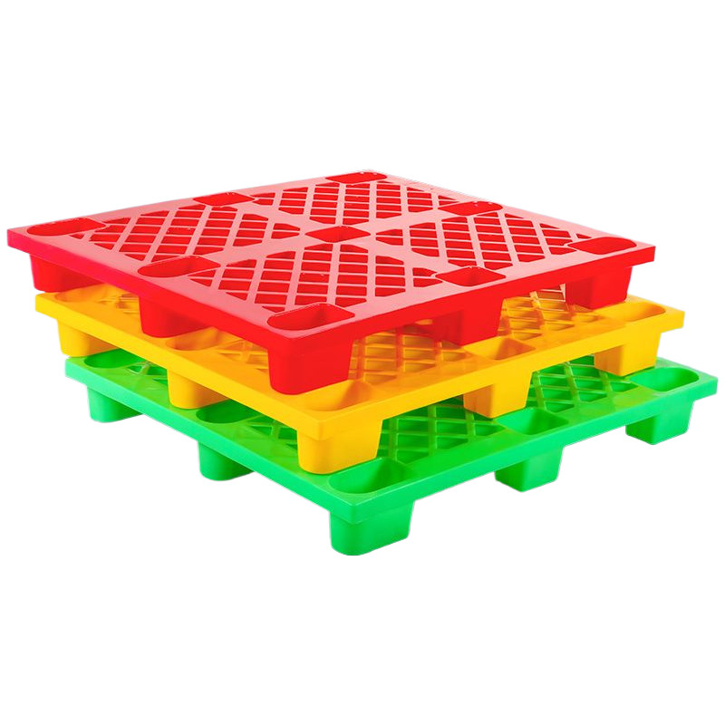 Grid Holes 9Legs large plastic pallet pad forklift warehouse tray ...