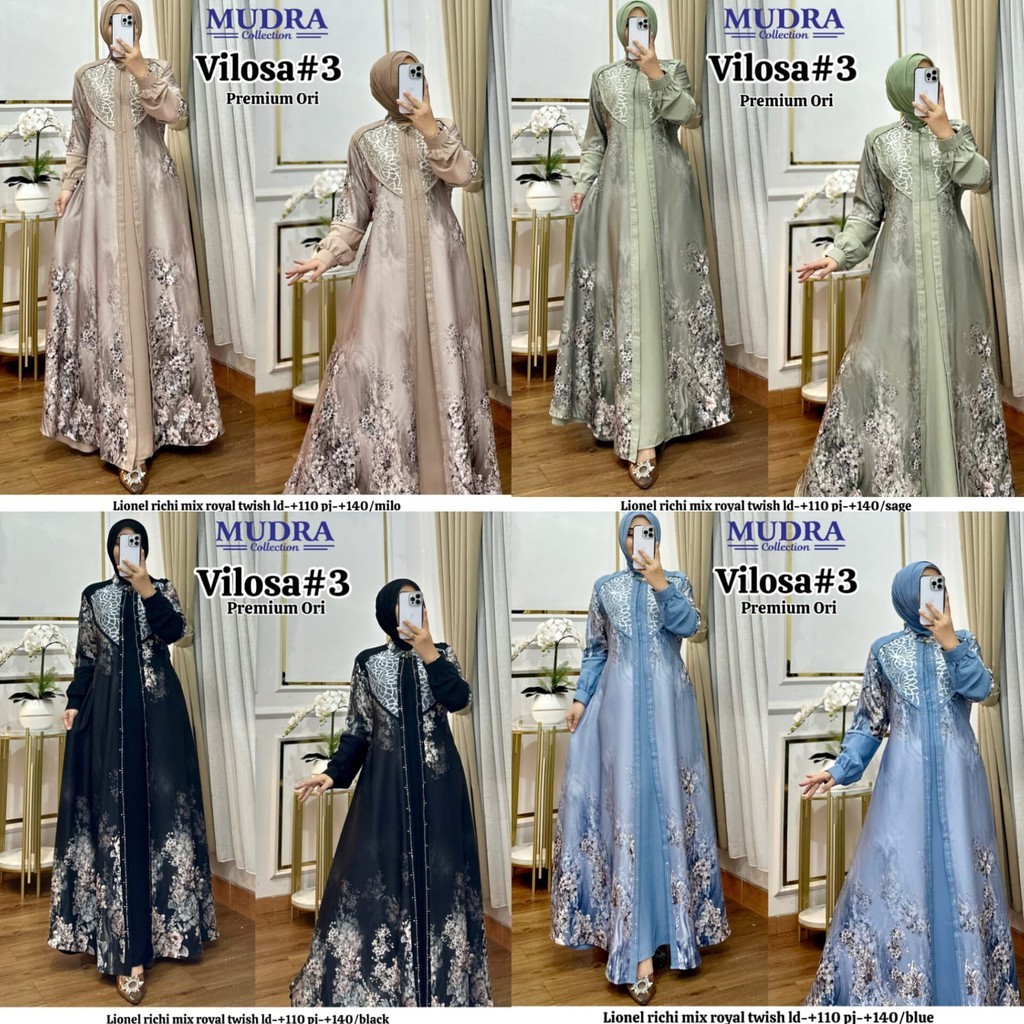 Women's Fashion VILOSA 3 DRESS From MuDRa | Shopee Malaysia