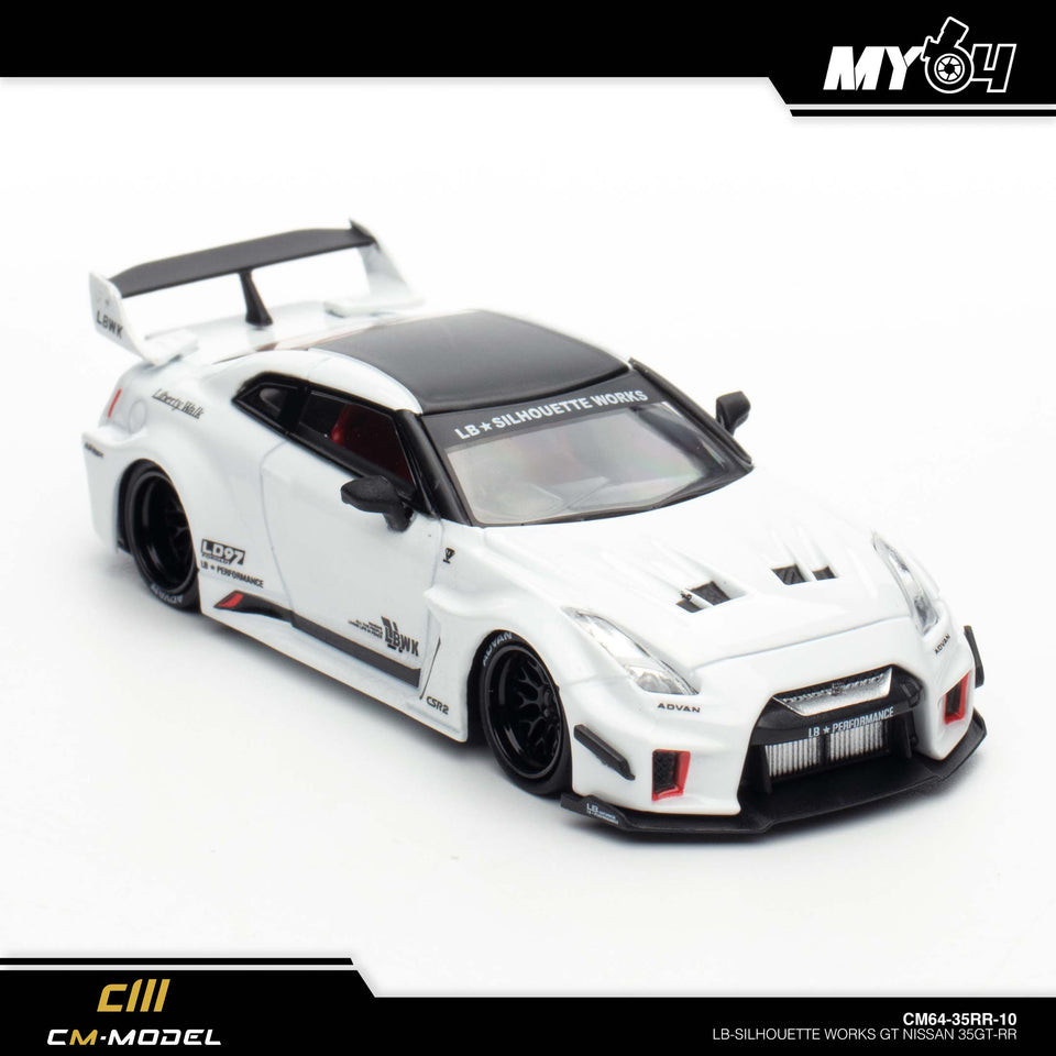 [CM Model] Nissan LBWK Super Silhouette 35GT-RR - White | Shopee Malaysia