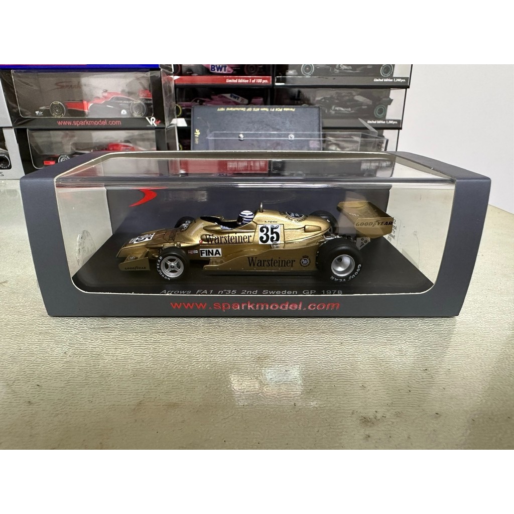 [Ready Stock] Spark 1/43 Flying Arrow Arrows FA1 1978 Swedish Grand Prize Saiyan Army Riccardo ...