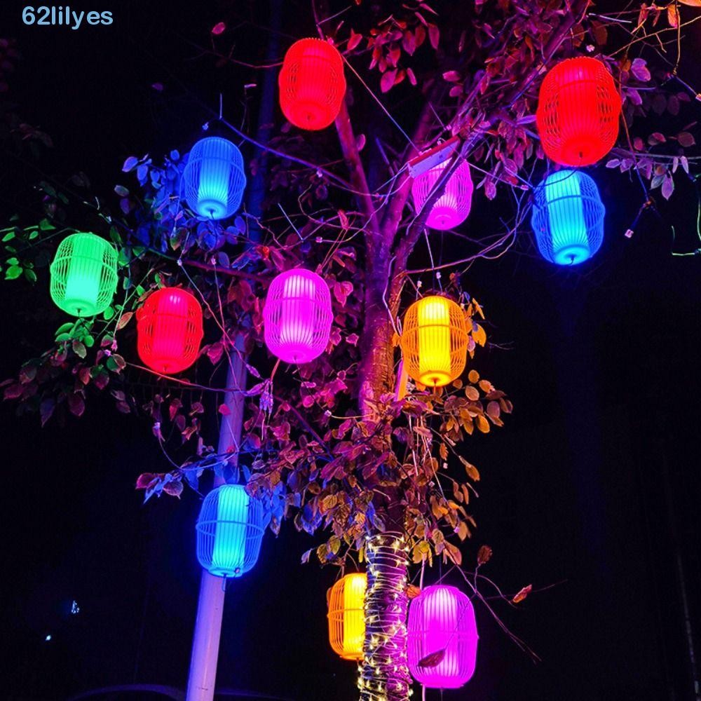 LILYES Chinese Red Lantern, Engineering Lighting Glowing Spring ...