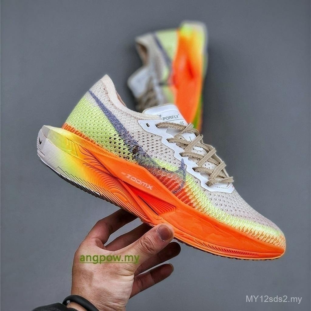 ZoomX Vaporfly seterusnya % 3 marathon running shoes dx7957 vaporweave ...