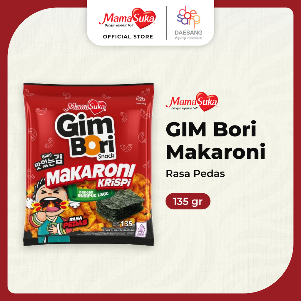 Mamasuka - Gim Bori Macaroni Spicy 135 gr (Sample not sold individually) | Shopee Malaysia