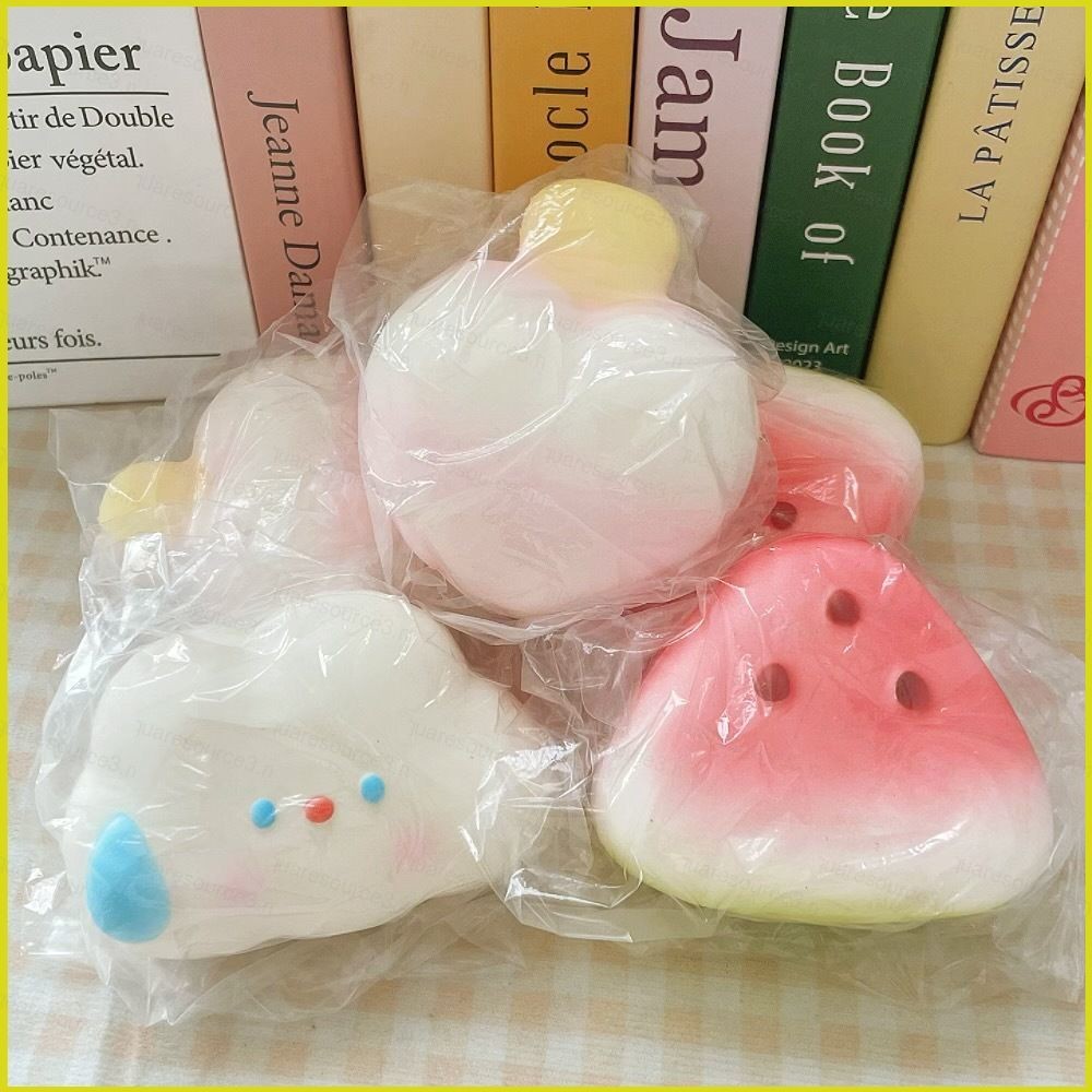 squ3 Cute Cloud Marshmallow Fruit Squishy Toy Soft Slow Rebound Stress ...