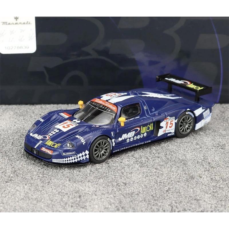 1:64 Maserati MC12 Blue #15 JMB Racing 2008FIA 24H Alloy Model | Shopee ...