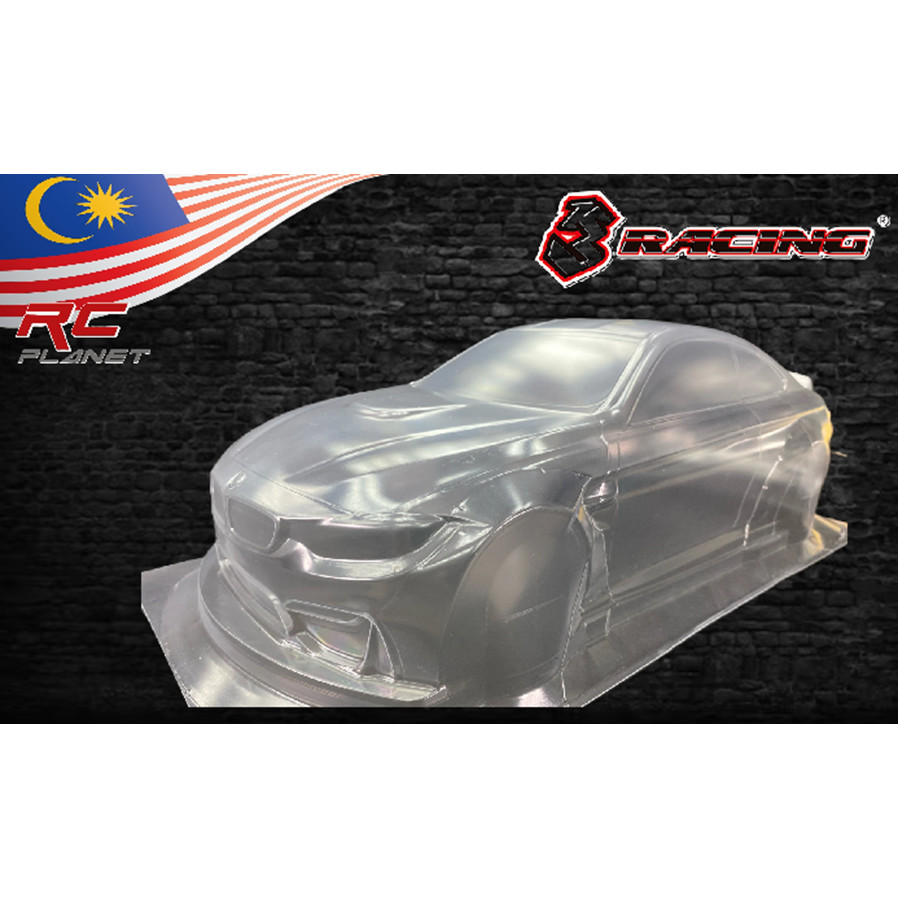 3Racing BDY-M4 1/10 Ultra Light-weight Touring Car Body - Volume tc 0 ...