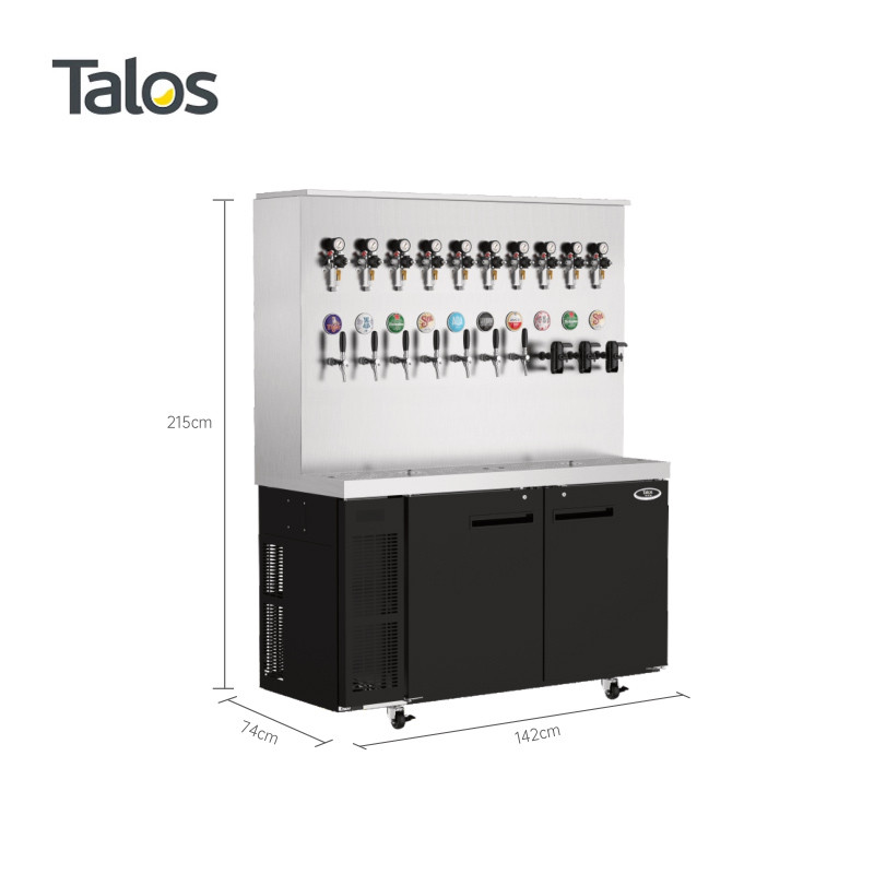 Talos Talos Feng Shui Cooling Integrated Beer Wall Machine Craft Barrel ...