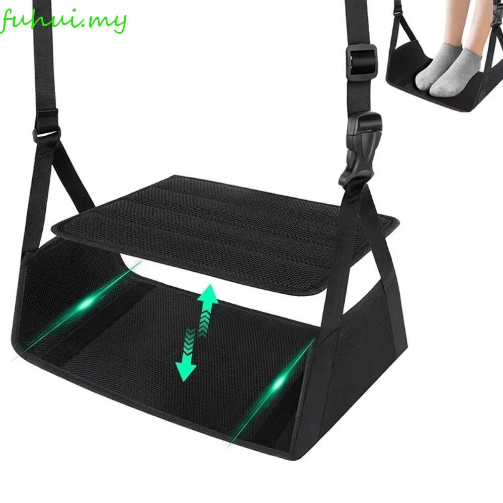 FUHUI Airplane Foot Hammock, Removable Pad Adjustable Strap Plane Leg ...