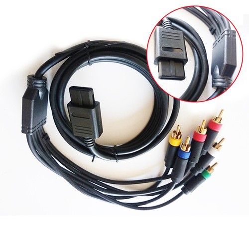 RGB / RGBS Composite Cable Cord Line for SFC N64 NGC Game Console ...