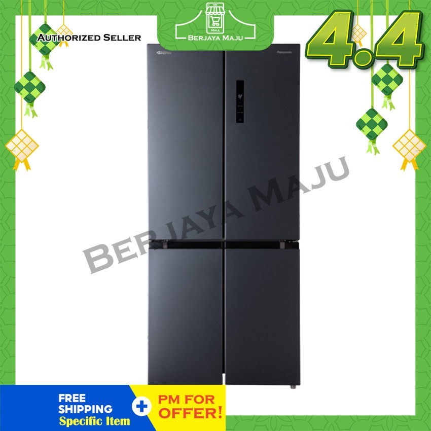 Panasonic 515L French Door Inverter Bottom Freezer Refrigerator NR ...