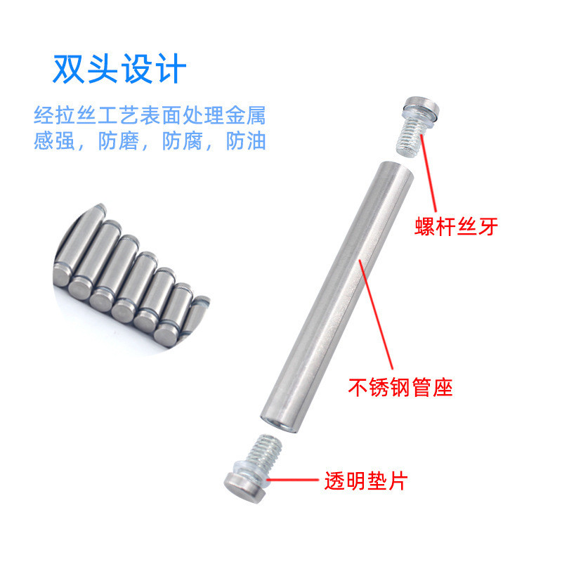 Stainless Steel Double-Headed Screw Advertising Nail Stainless Steel ...