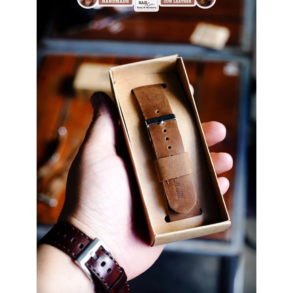 Extremely durable, handmade RAM Leather V3 crazy horse waxed cowhide ...