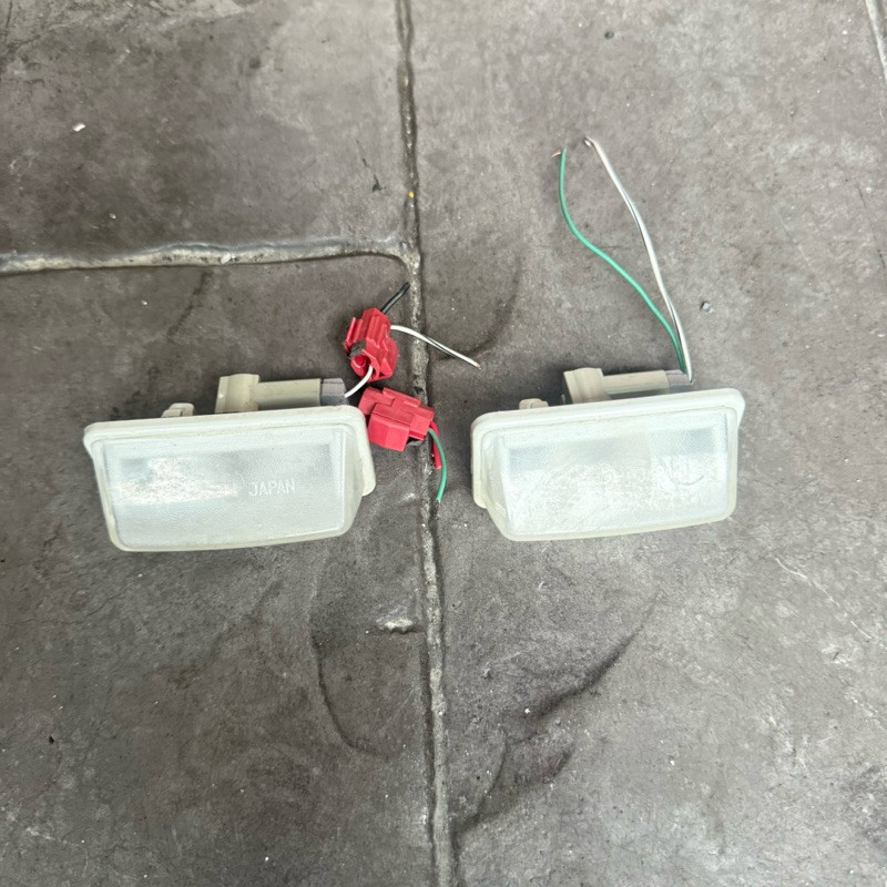 Toyota Wish Caldina Estima Alphard Frame Plate License Lamp （1Pcs ...