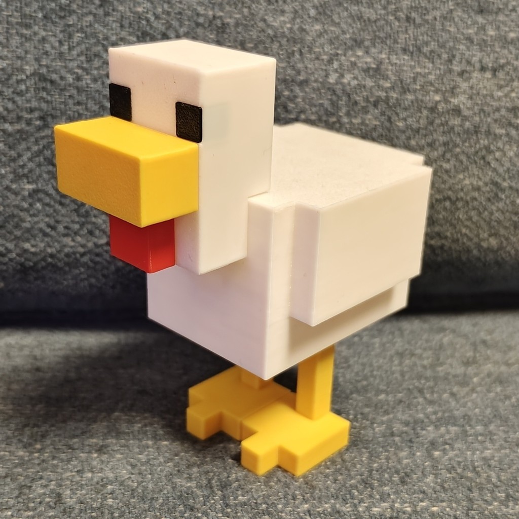 MC Toys, Minecraft Game Peripheral Decorations, Pixel Style Chick ...