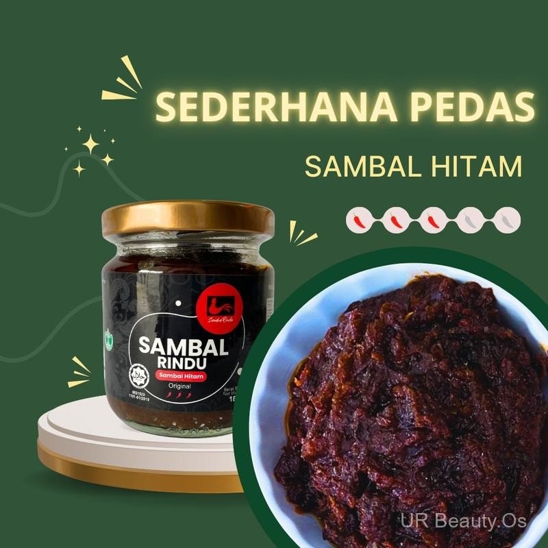 [Ready-To-Eat Instant Food] Sederhana Pedas Sambal Rindu Sambal Hitam ...