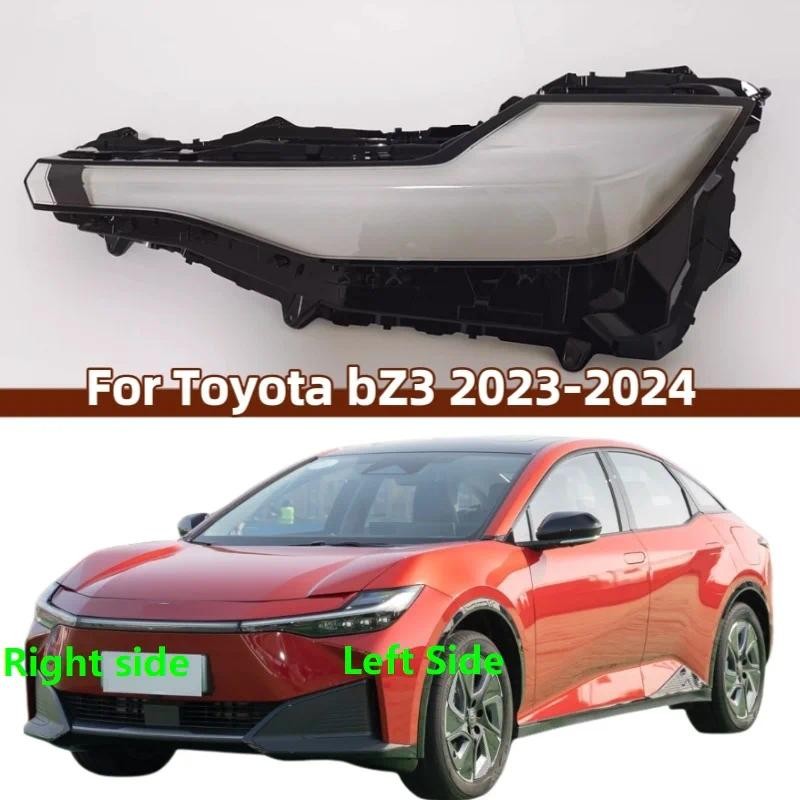 For Toyota bZ3 BZ3 2023 2024 Car Headlamp Shell Headlight Cover Transparent Lamp Shade Lampshade ...