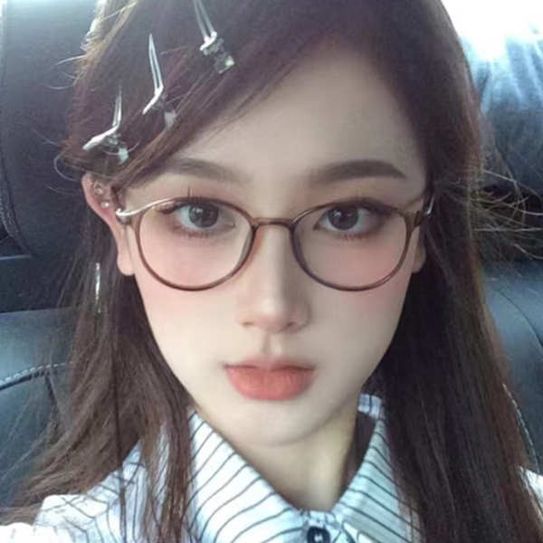 glasses frame spek mata viral spek mata silau Ultra-Light Round Frame ...