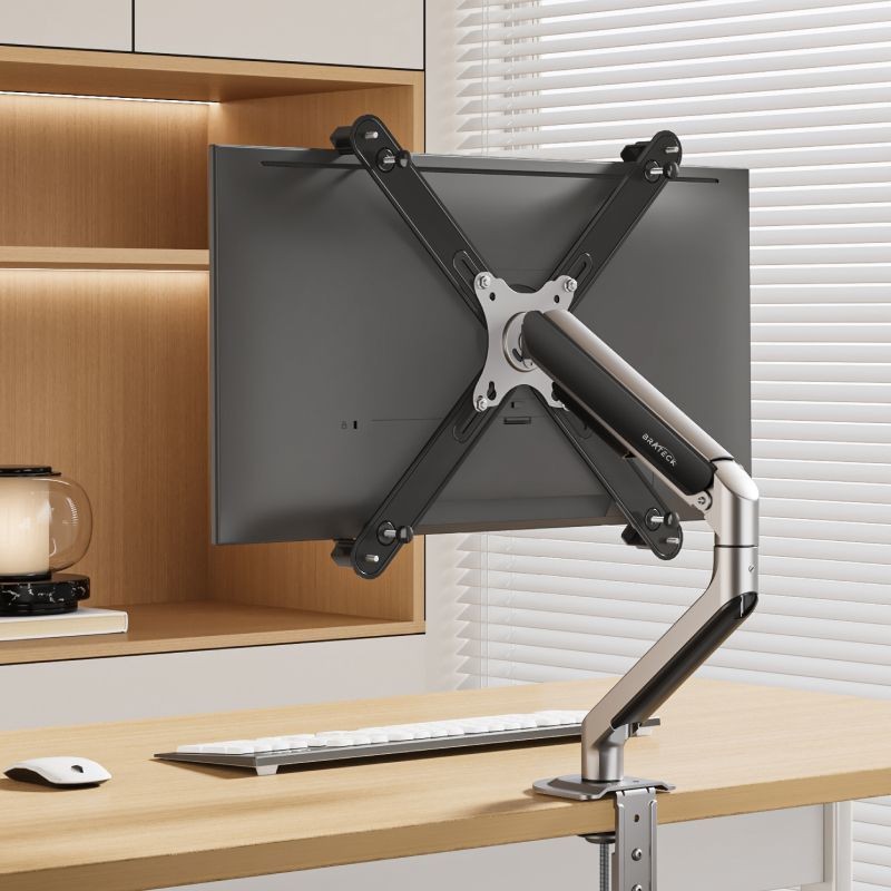 Brateck North Arc No Back Hole Monitor Stand Non Hole Monitor Stand Arm ...