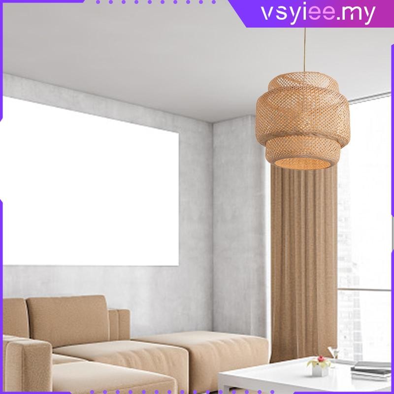 [2-Day Delivery] Light Hand Weaved Ceiling Light Hanging Lamp Shade ...