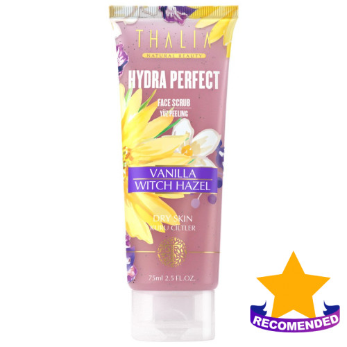Thalia Vanilla & Witch Hazel Extract Facial Scrub for Dehydrated Skin ...