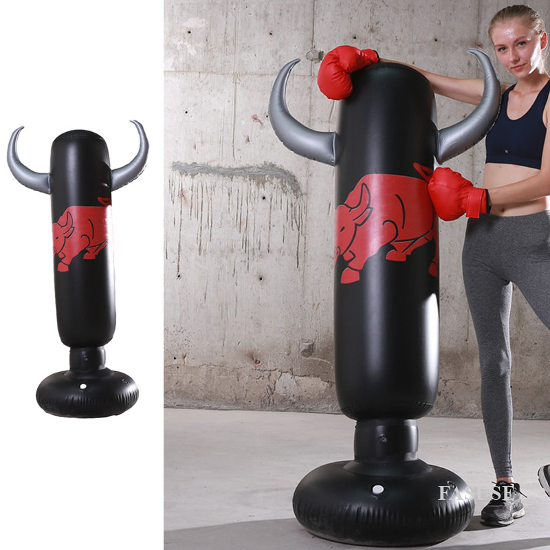 FAUSE Boxing Punching Bag Boxing Muay Thai Inflatable Boxing Bag ...