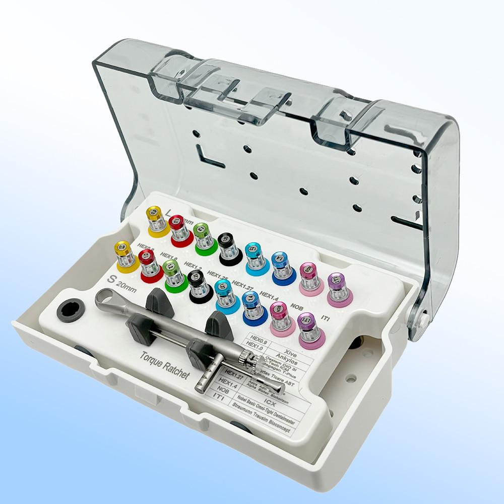 (In Stock)Dental Implant Repair Tool Kit Dental Torque Wrench ...