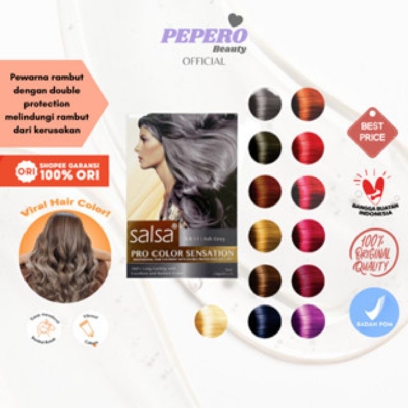 Salsa hair color Pro Color sensation 30g@2. | Shopee Malaysia