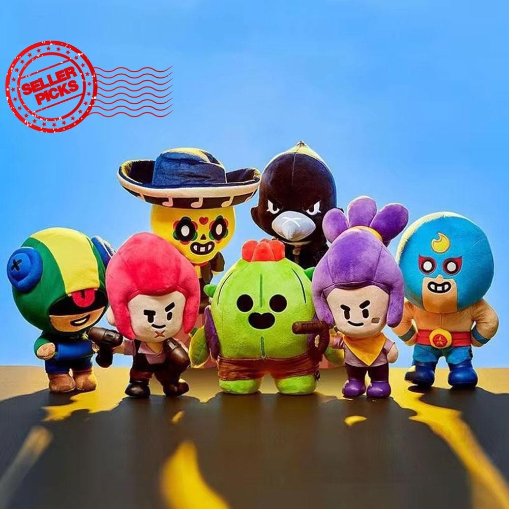 Brawl Stars Hot Games Plush Doll Poco Spike E Primo Stuffed Toys Short ...