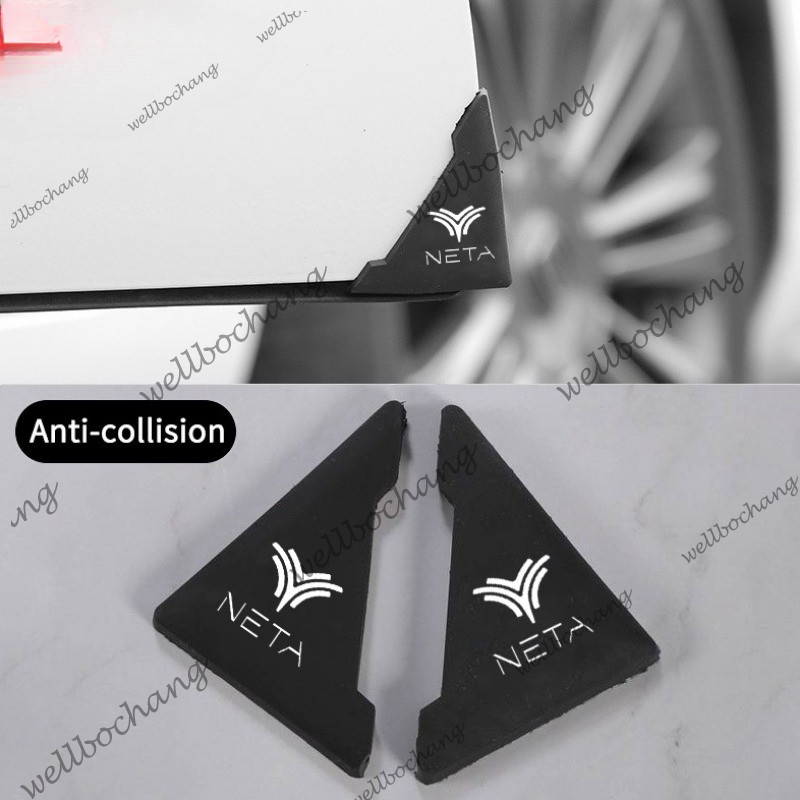 Neta v Anti-Scratch PVC Logo Sticker For Car Door Corner Stick 2 4 pcs ...