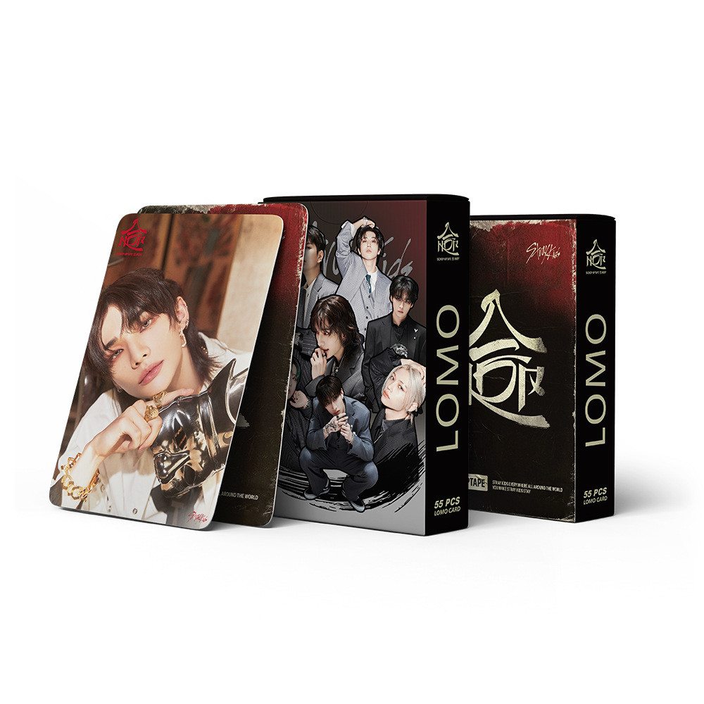 55pcs STRAY KIDS SKZ HOP Lomo cards HIP TAPE comeback UNVEIL TRACK ATE ...