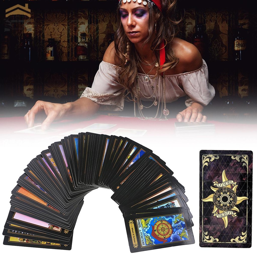 78 Tarot Cards with Guidebook Classic Tarot Cards Future Telling Game ...