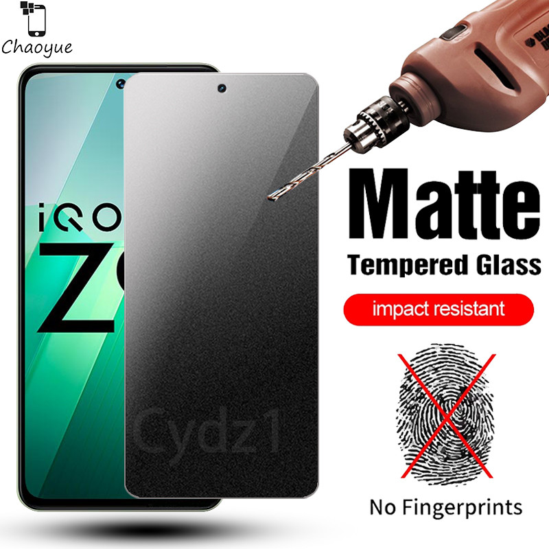 Clear Full Matte Tempered Glass For VIVO iQOO Z9 Turbo Lite Z9x Z8 Z8x Z7 Z7x Z7s Z6 Pro Z6x Z5 ...