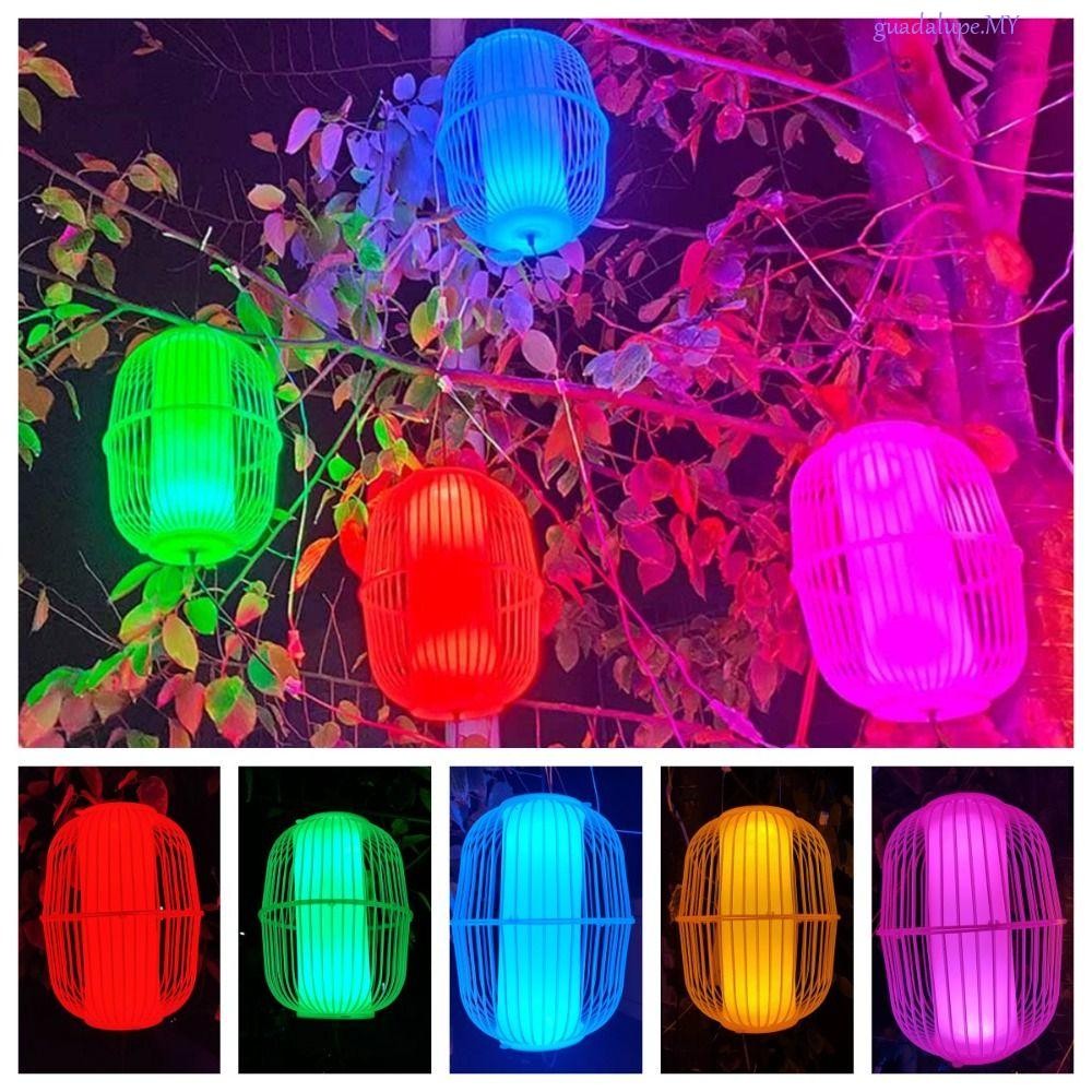 GUADALUPE Chinese Red Lantern, Engineering Lighting Glowing Spring ...