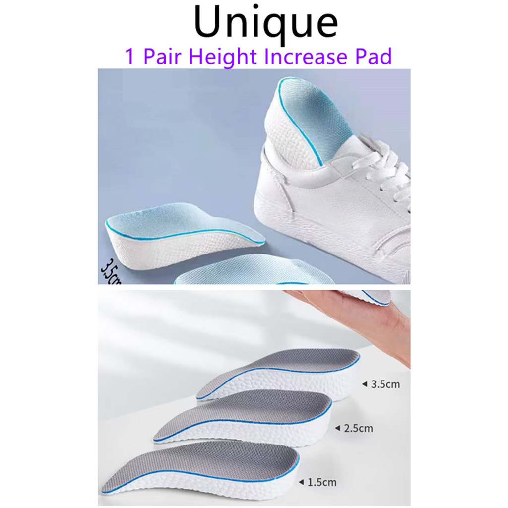 [READY STOCK] 1 Pair Height Increase Pad Unisex Taller Arch Support ...