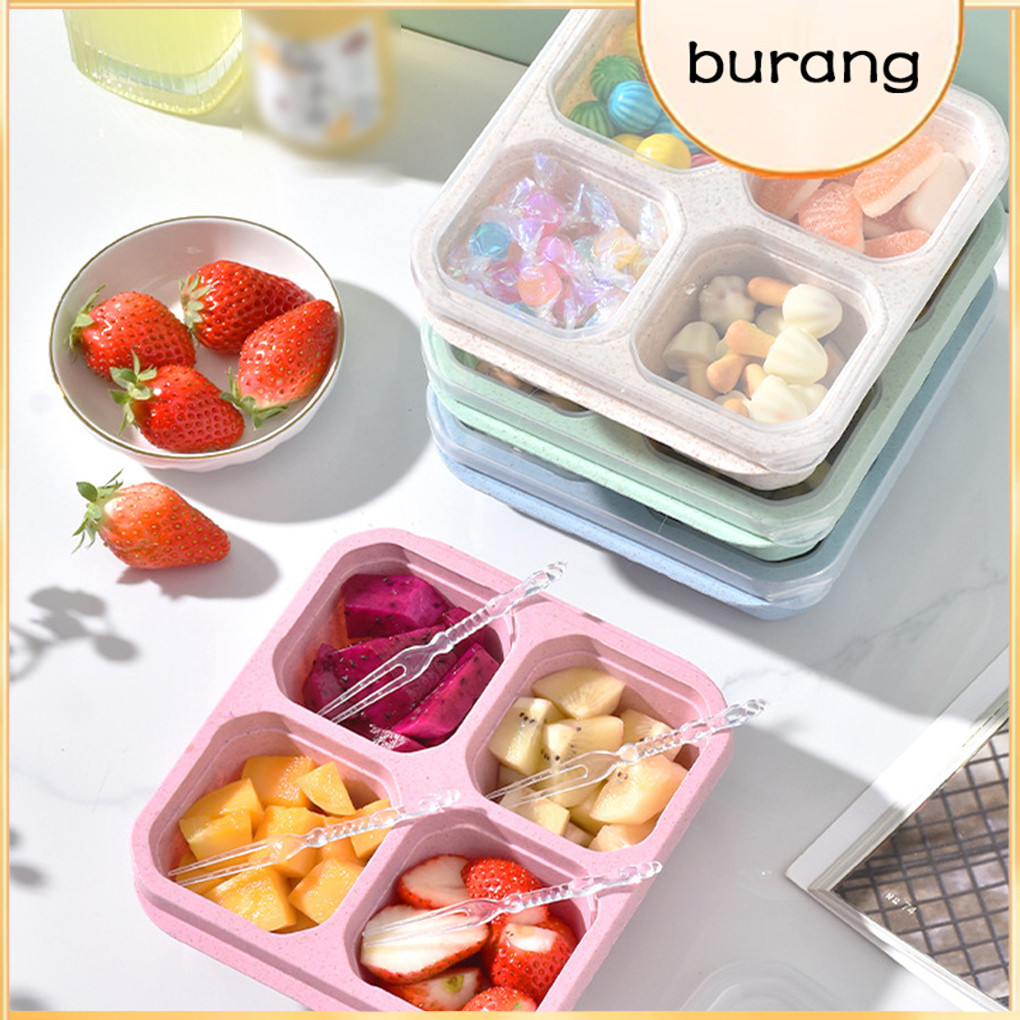 ABS Four Box Snack Dim Sum Nut Platter Odorless And ple Wheat Food Box ...