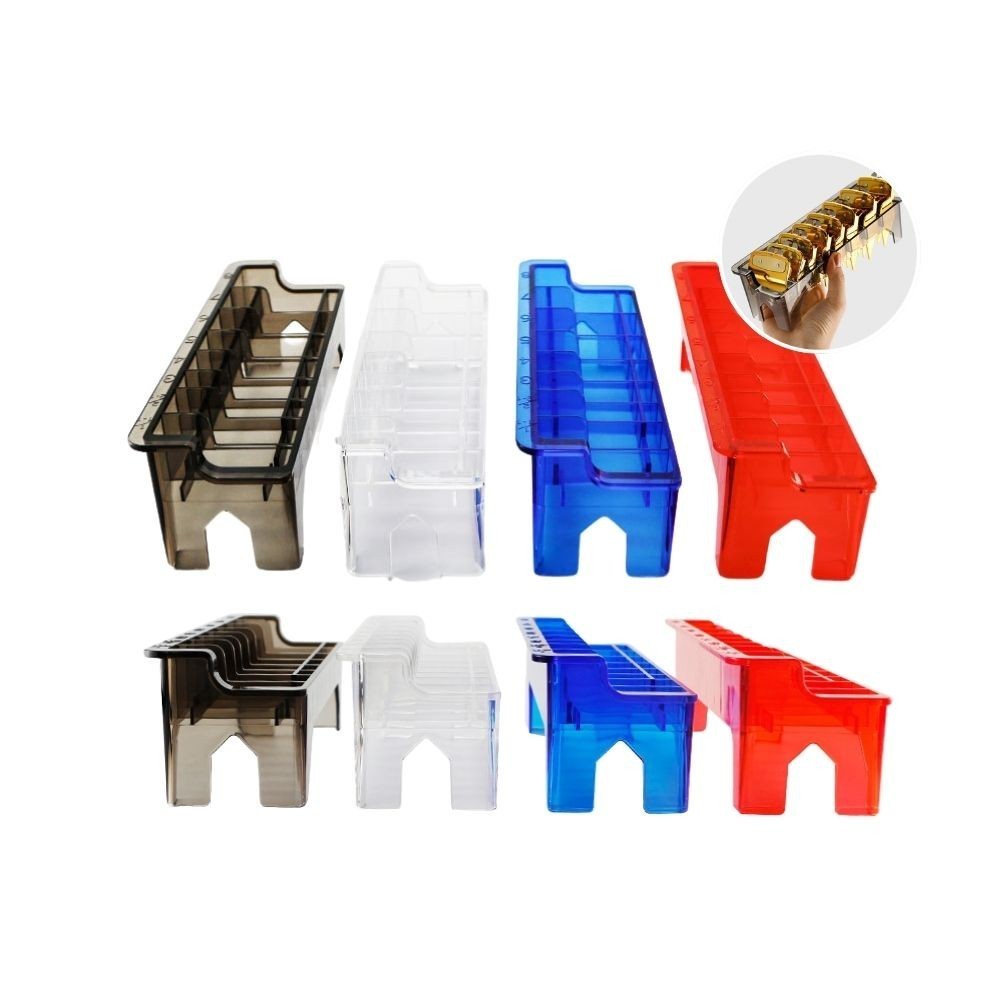 PROFESSIONAL Hair Clipper Attachment Storage Box with 8 Slots (SD ...