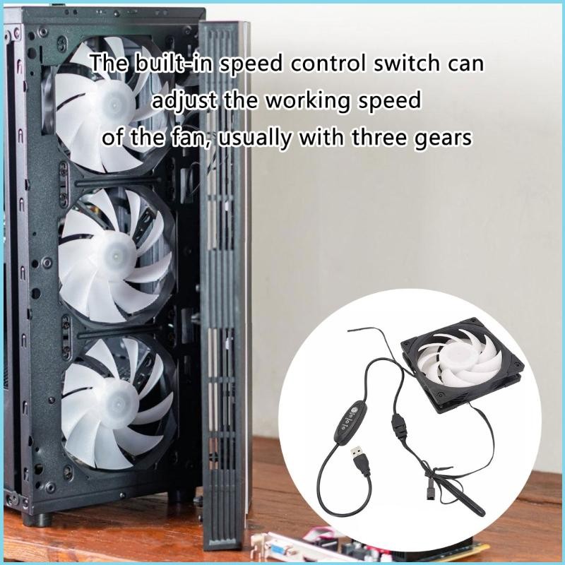 RUN USB 5V to 12VFan Cable Computer Fan Adapter Cable for Efficient ...