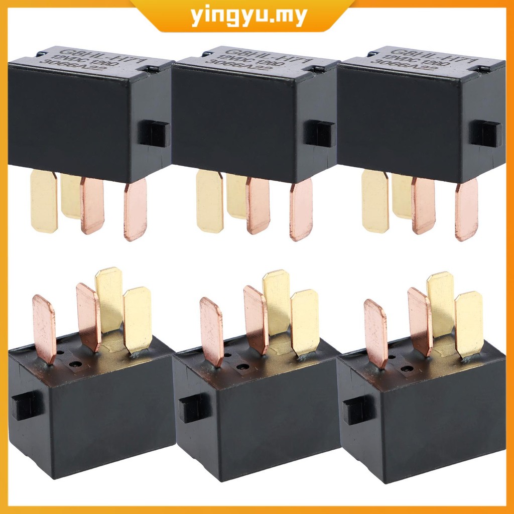 12V Power Relay Replacement Plastic Automotive Relay Reusable Starter ...