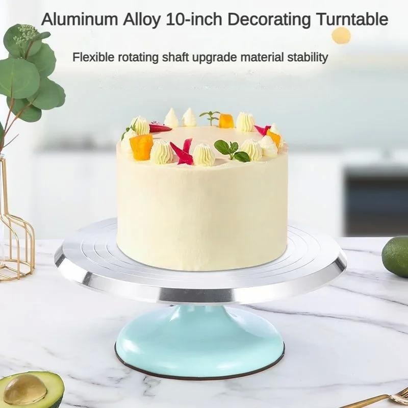 10Inch Pastry Turntable Cake Stand Aluminum Alloy Professional Pastry ...